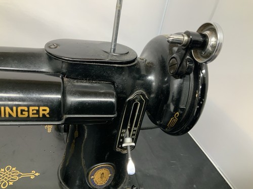 Vintage Singer Featherweight 221 Sewing Machine Blue Centennial Badge ...