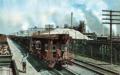 Postcard Extra west Pick Up at Allquippa Yard Pennsylvania NH1 | eBay