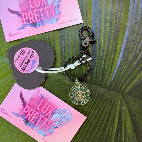 Keychain Metal Green Black Starbucks Coffee Handmade | eBay Australia