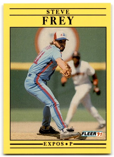 1991 Fleer Steve Frey Montreal Expos #231A | eBay