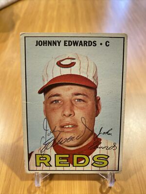 Johnny Edwards 1967 Topps #202 Signed Auto Autographed Card Cincinnati ...