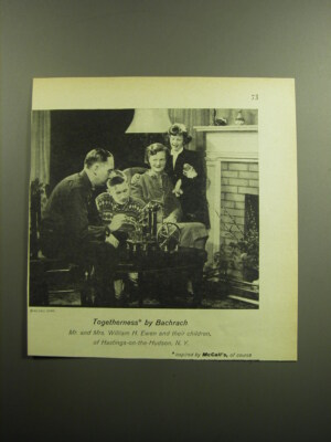 1958 McCall's Magazine Ad - Togetherness by Bachrach Mr. Mrs. William H ...