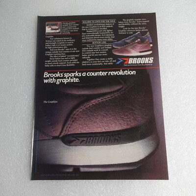 Vintage Print Ad Brooks Shoe Sports Illustrated May 28, 1984 | eBay