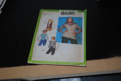 Simplicity Sewing Pattern 8685 for misses set of vests size 14 | eBay