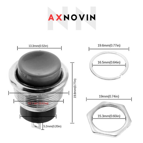 AXNOVIN Guitar Kill Switch Killswitch Momentary Push Button Stutter | eBay