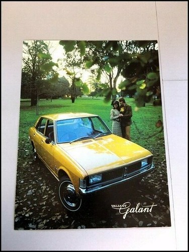 1971 1972 Valiant Galant Chrysler Mitsubishi Australia Sales Brochure ...