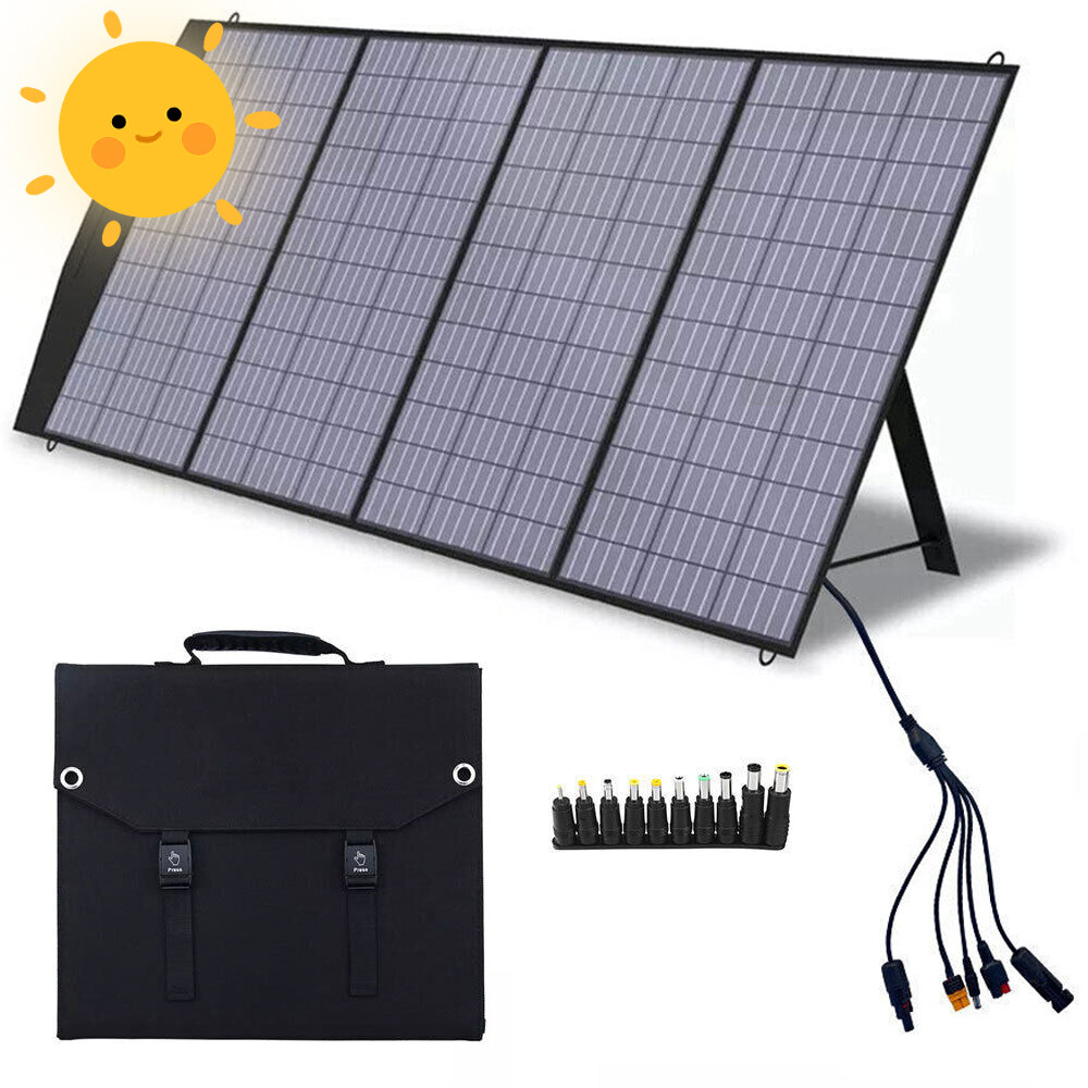 300W Watt Portable Foldable Solar Panel Kit for Generator Power Station ...