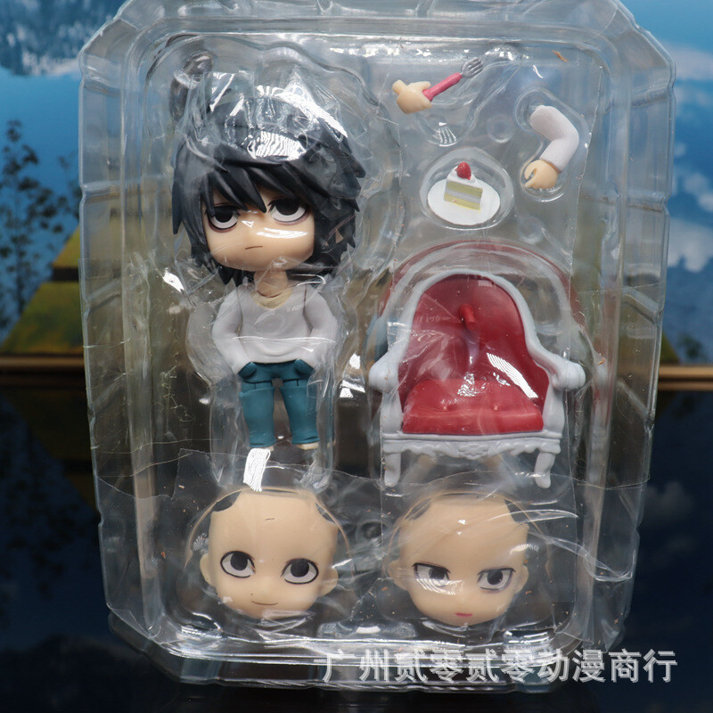 Death Note Yagami Light L·lawliet 10Cm Action Figure Q Ver. Moveable ...