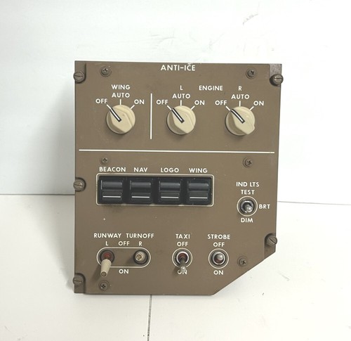 Boeing 757, 767 Aircraft Anti-Ice Light Control Panel 233W3208-1 | eBay