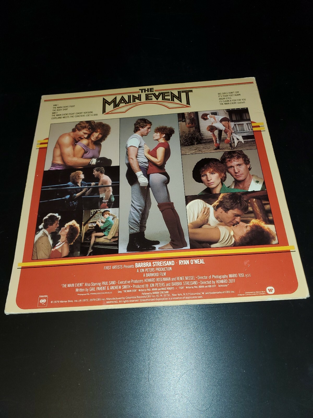 "The Main Event" 1979 Original Motion Picture Soundtrack Vinyl LP | eBay