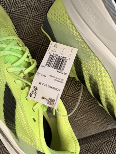 adidas ADIZERO SL2 RUNNING Shoes Lucid Lemon/Core Black IE1054 Sz 8 | eBay