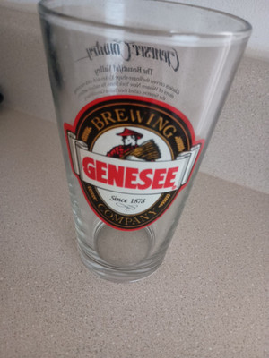 Genesee Beer, Genesee Brewing Company Pint Glass, 16 fl. oz., Rochester ...