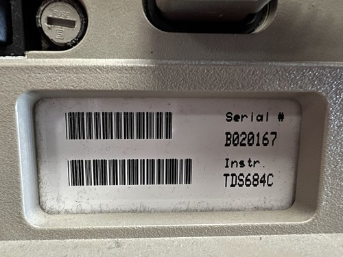 Tektronix TDS684C 1GHz, 4 Ch, 5GS/s, Color Digital Oscilloscope ...