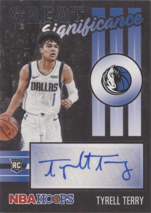 2020-21 Panini NBA Hoops - Great Significance Tyrell Terry #GS-TTY (AU ...