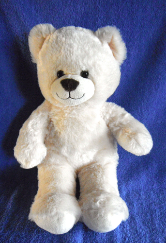 *1700* Cream / beige teddy bear - Build-a-Bear workshop - plush - 38cm ...
