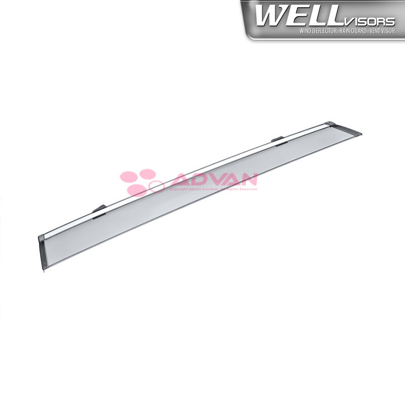 WELLvisors For Buick Enclave 18-24 Side Window Visor Chrome Trim Guard ...