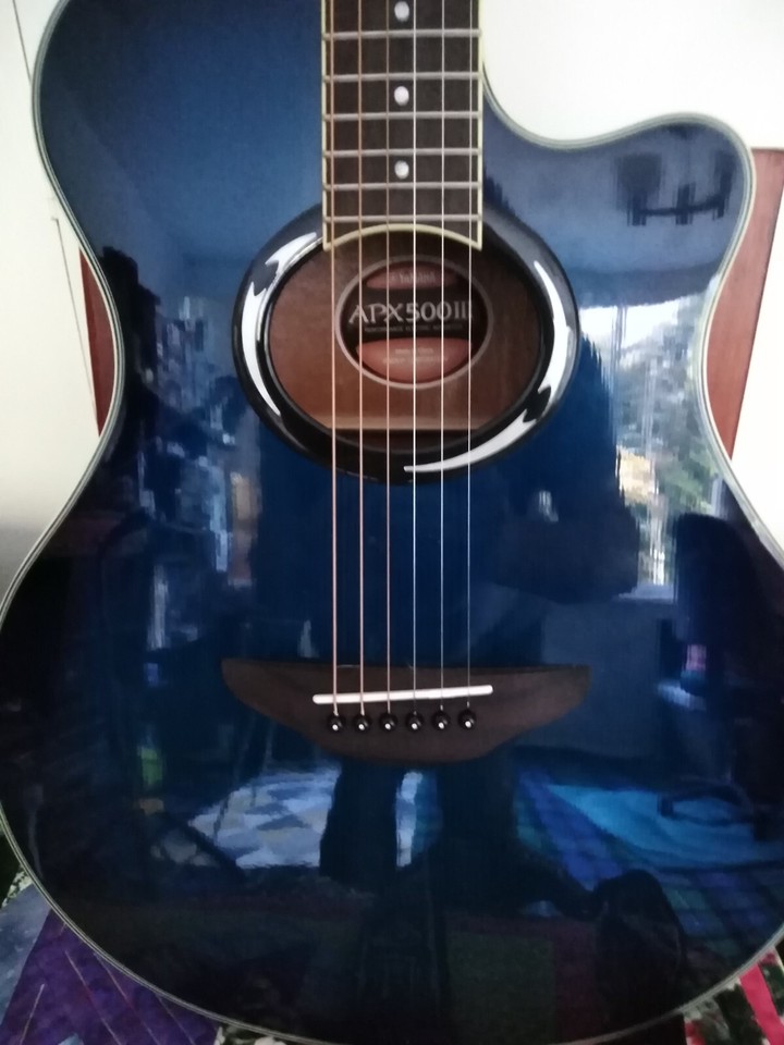 Yamaha APX 500 iii Electro Acoustic Guitar Blue | eBay UK