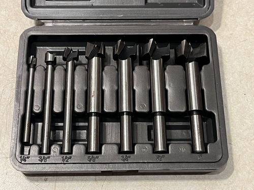 Handyman Club of America 7pc. Forstner Router Bit Set DRILL NEW TOOL 1/ ...