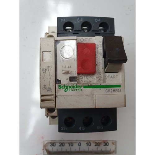 Schneider Elec Gv2me06 + En60947-5-1 Circuit Breaker + Auxiliary ...