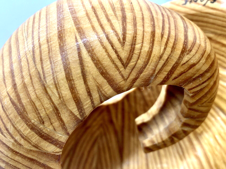 Signed "D Parent" Scroll Saw Carved Wood Seashell Nautilus Shell Dish ...