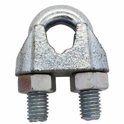 Galvanised Steel Wire Rope Grip Clamp Bull Dog Grips 3mm - 25mm Cable ...