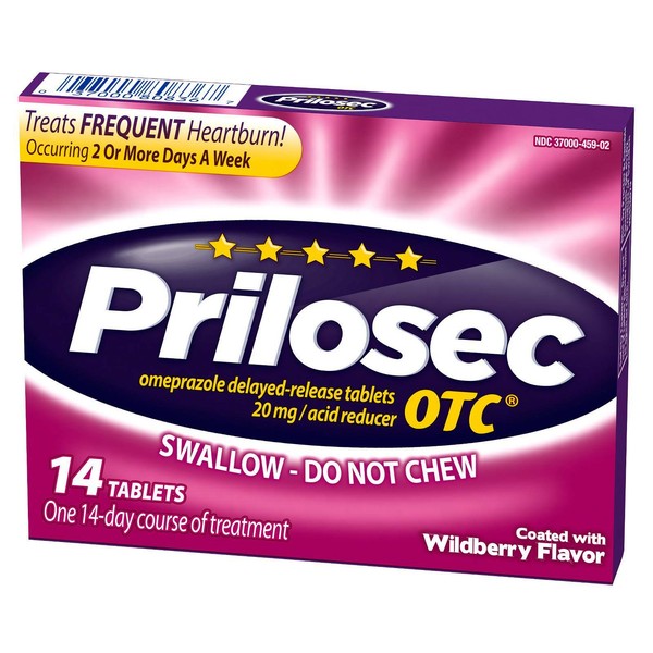Prilosec OTC Tablets 20mg Wildberry 14ct 037000808367 for sale online ...