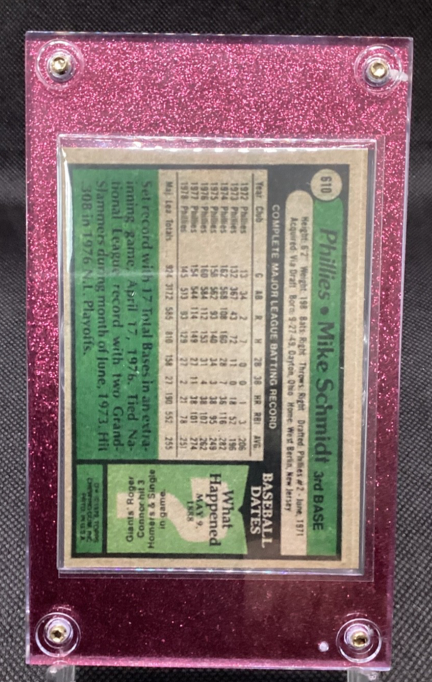1979 Topps Michael Jack Schmidt ~ Philadelphia Phillies | eBay