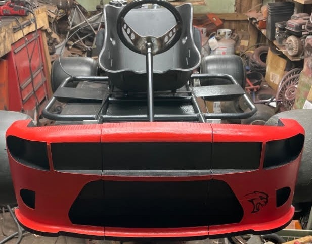 Hellcat Styled Go Kart Frontend Body Kit 3D Printed | eBay