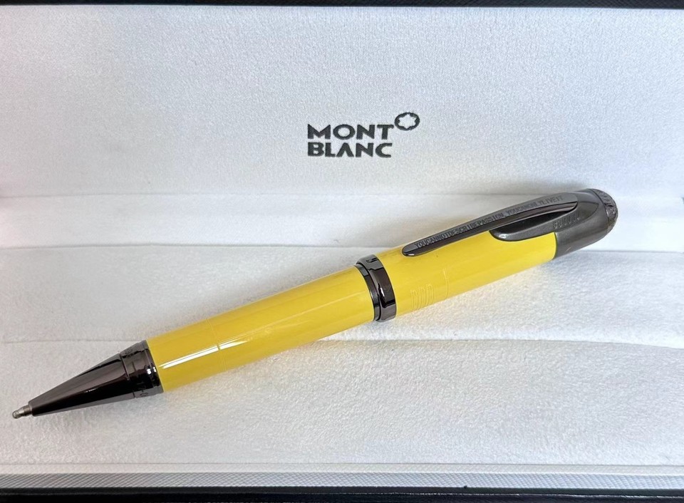 Montblanc Characters Ferrari Series Yellow-Grey Color Ballpoint Pen New ...