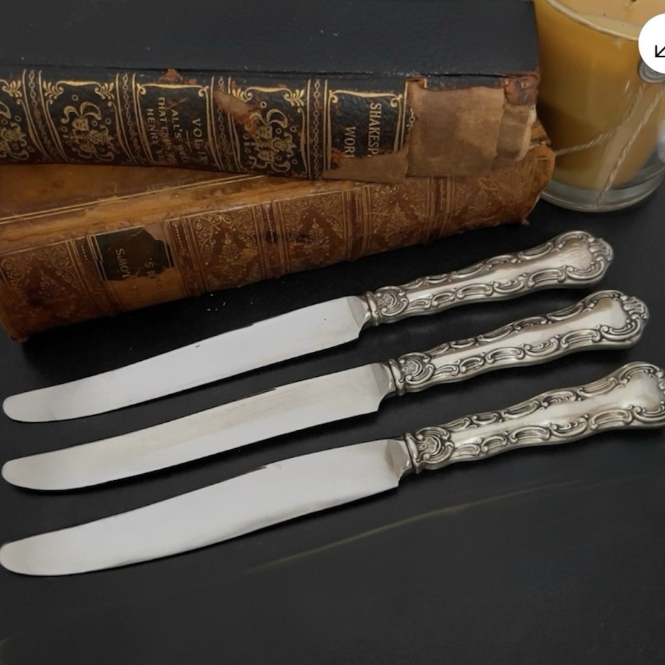 STRASBOURG Luncheon Knife New French Hollow Blade GORHAM SILVER 8 7/8" | eBay