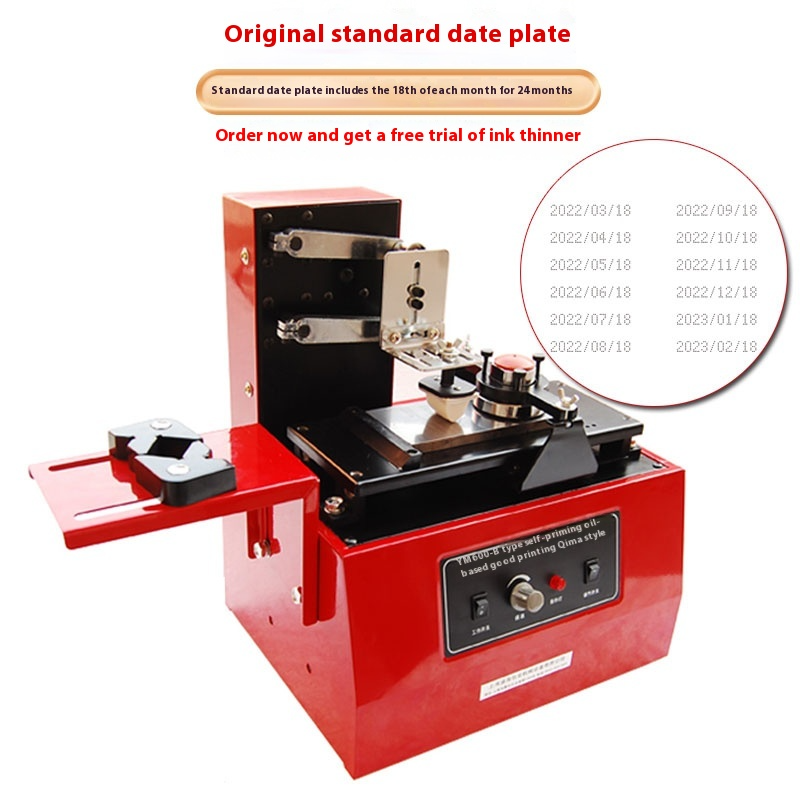 YM-600B Ink Marking Machine Automatic Pad Printing Machine Date Marking ...