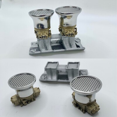 1:8 3D Dual Quad Intake-4 Barrel Carbs-Velocity Stacks. | eBay