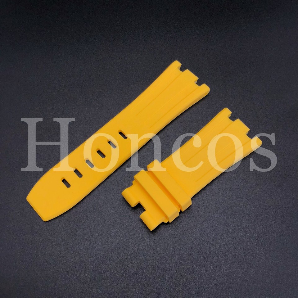 28MM Rubber Watch Strap Band Fits For AP Royal Oak Diver Offshore 15703 ...