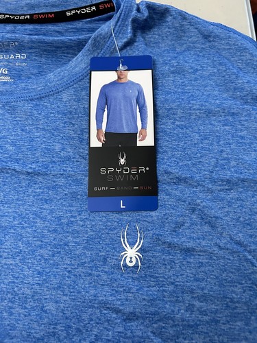 Spyder Rash Guard Long Sleeve Active Shirt. Outdoor Swim UPF 50 Large ...