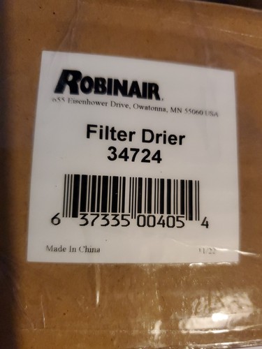 Robinair Spin-on Recycling Filter Dryer 34724 RB 541619 R134a for sale ...