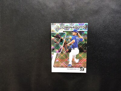 2021 YU DARVISH Panini Donruss Baseball Dominators, Vector Parallel no ...
