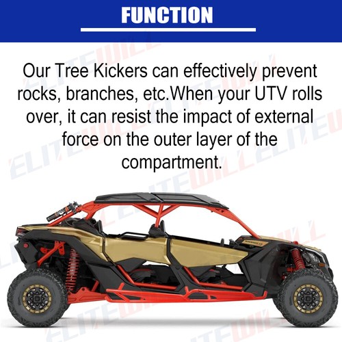 Nerf Bars Rock Sliders for 2017-2025 4 Seater Can-Am Maverick X3 Max ...