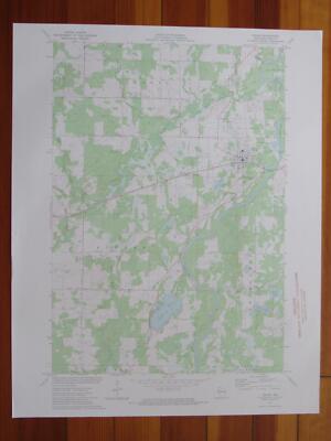 Bruce Wisconsin 1974 Original Vintage USGS Topo Map | eBay