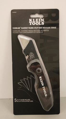 Klein Tools Blackout Series Limited Edition Flickblade Utility Knife ...