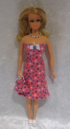 Made to fit LIVE ACTION Barbie #36 Dress, Purse, Necklace Handmade doll ...
