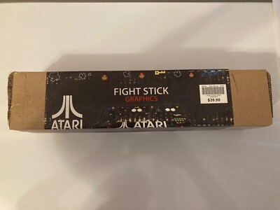 Microcenter Atari Fight Stick Arcade Cabinet Graphics Pack w/Squeegee ...
