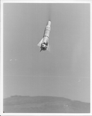 NAVY PROJECT HYDA SOLID PROPELLANT ROCKETS 1960 8" X 10" B/W ORIGL ...