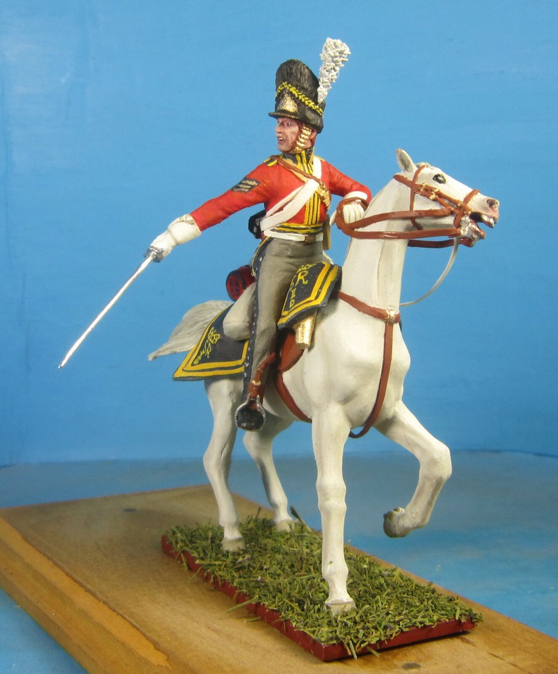Unassembled British Scots Greys, White Metal 60 mm 1/30 Figure kit VID ...