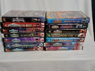 Lot of 14 VHS Power Rangers Movies - Various Titles | eBay