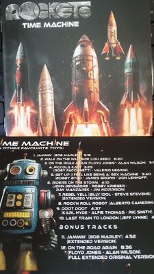ROCKETS CD - Time Machine - 2023 - MELODIC POP-ROCK / SYNTHWAVE ...