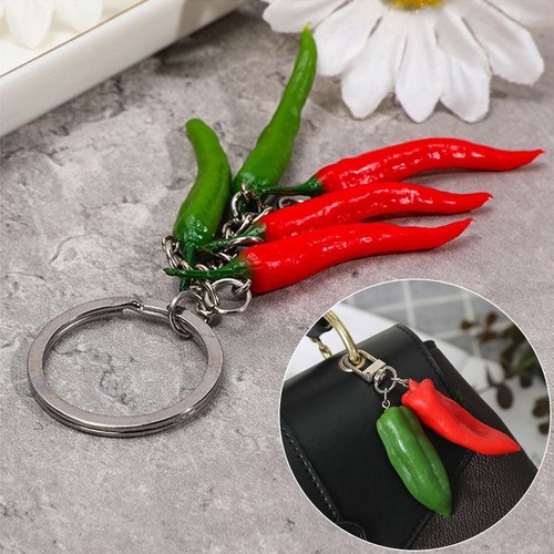Funny Chili Garlic Keychain Exquisite Bag Hanging Pendant | eBay