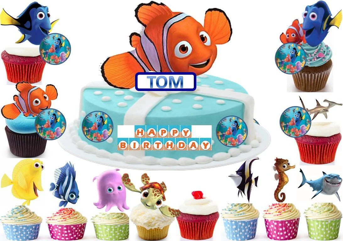 Finding Nemo Cupcake Cake