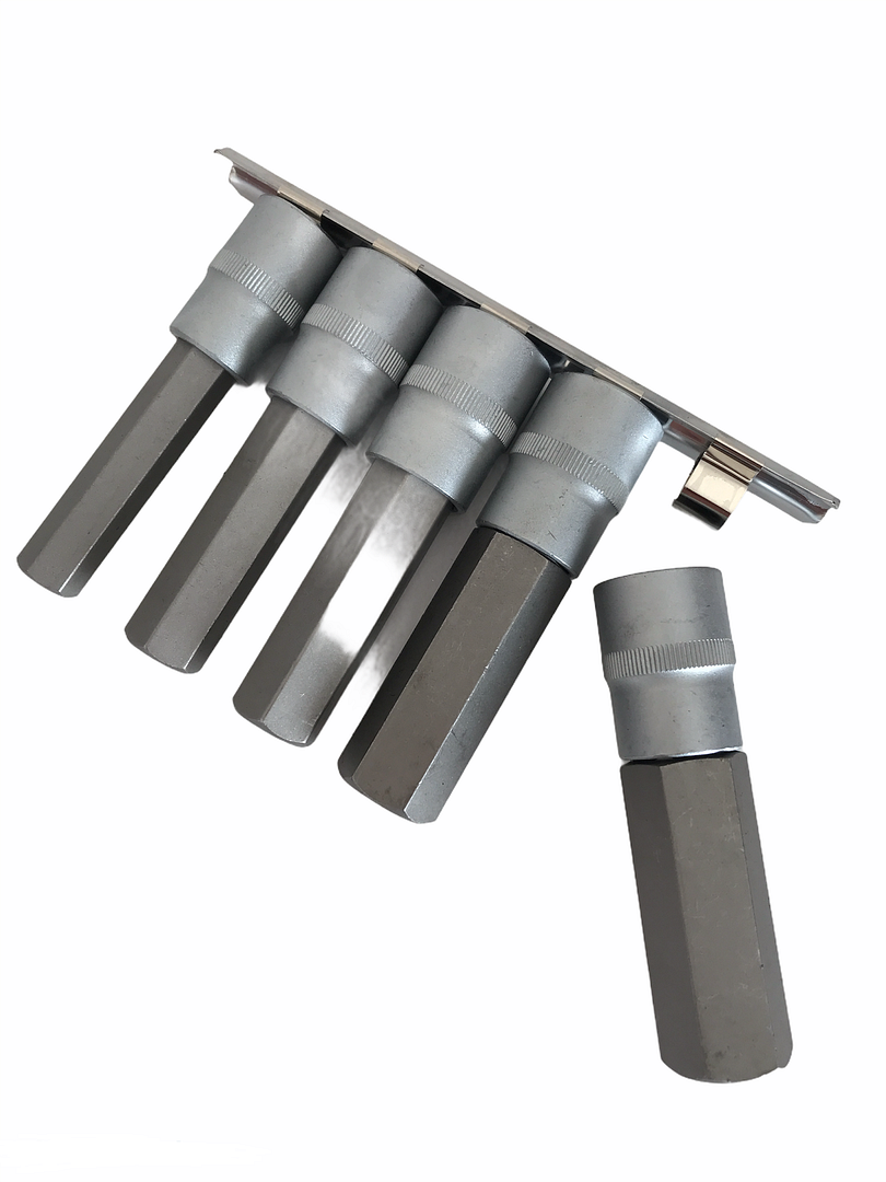 5Pce 1/2" Drive Large Hex Socket Bits Bit H14 H17 H19 H22 H24 100mm | eBay