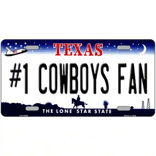 #1 Cowboys Fan Texas Metal Sign | eBay