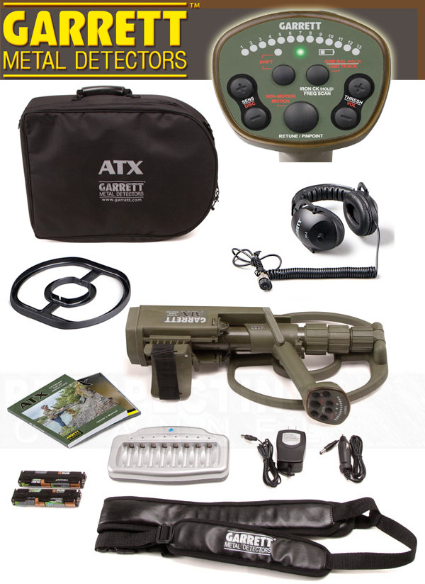 Garrett 1140860 ATX Pulse Induction Military Grade Metal Detector for ...